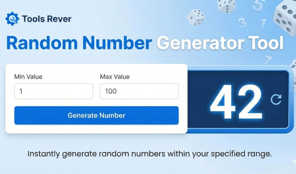 Random Number Generator: Pick Instantly (100% Free)