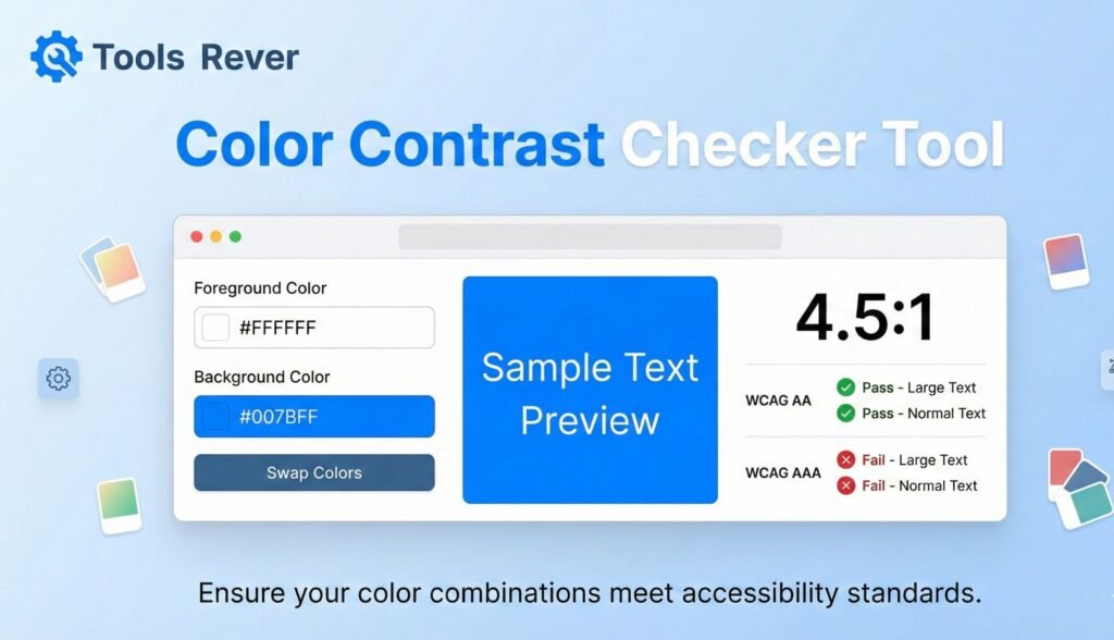 Color Contrast Checker: Test Instantly (100% Free)